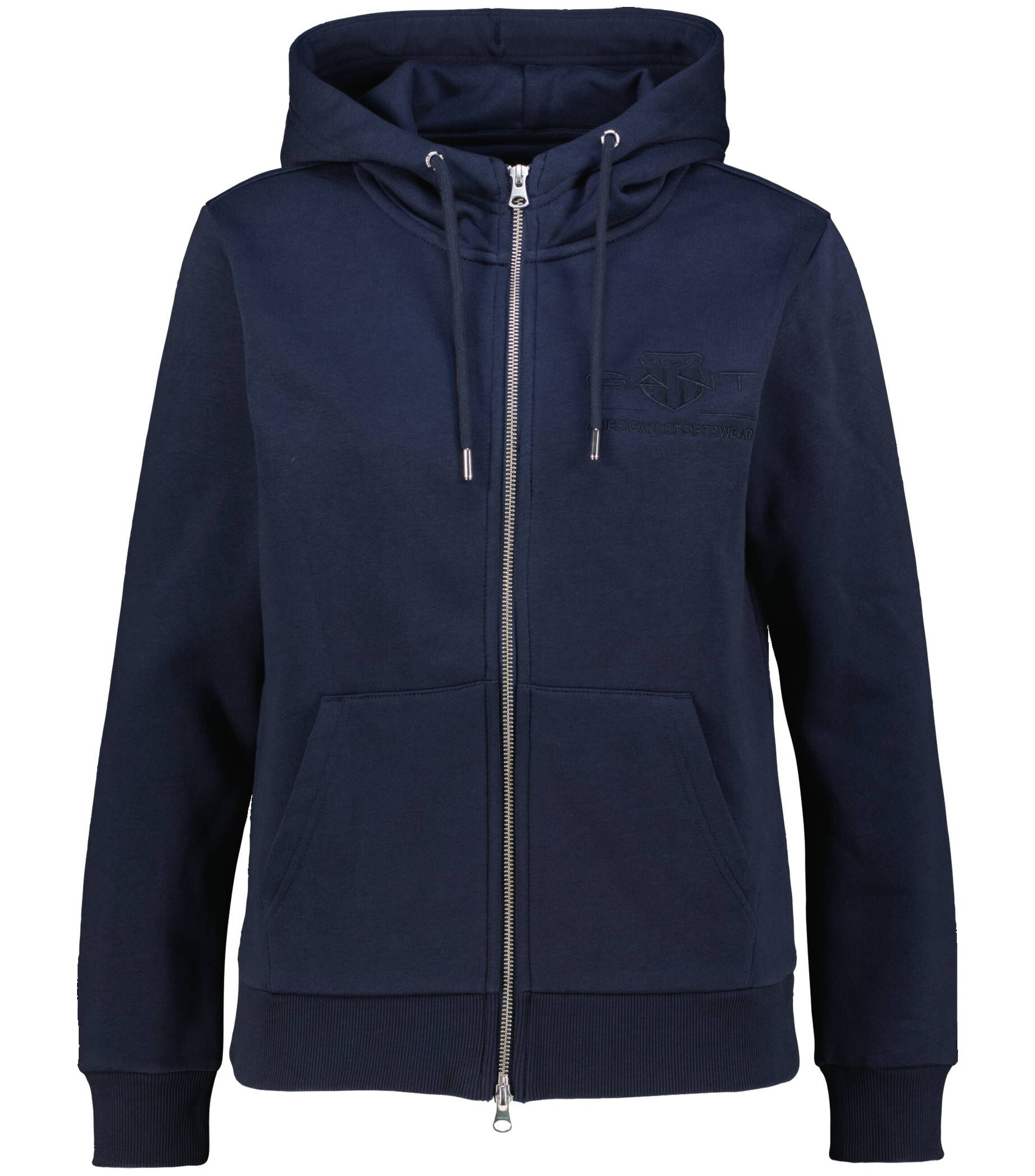 Gant Damen Sweatjacke TONAL ARCHIVE SHIELD in blau kaufen | engelhorn