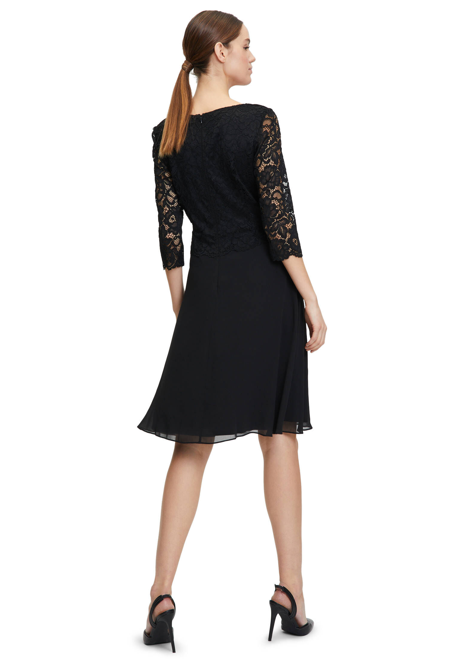 Damen Cocktailkleid mit Spitze