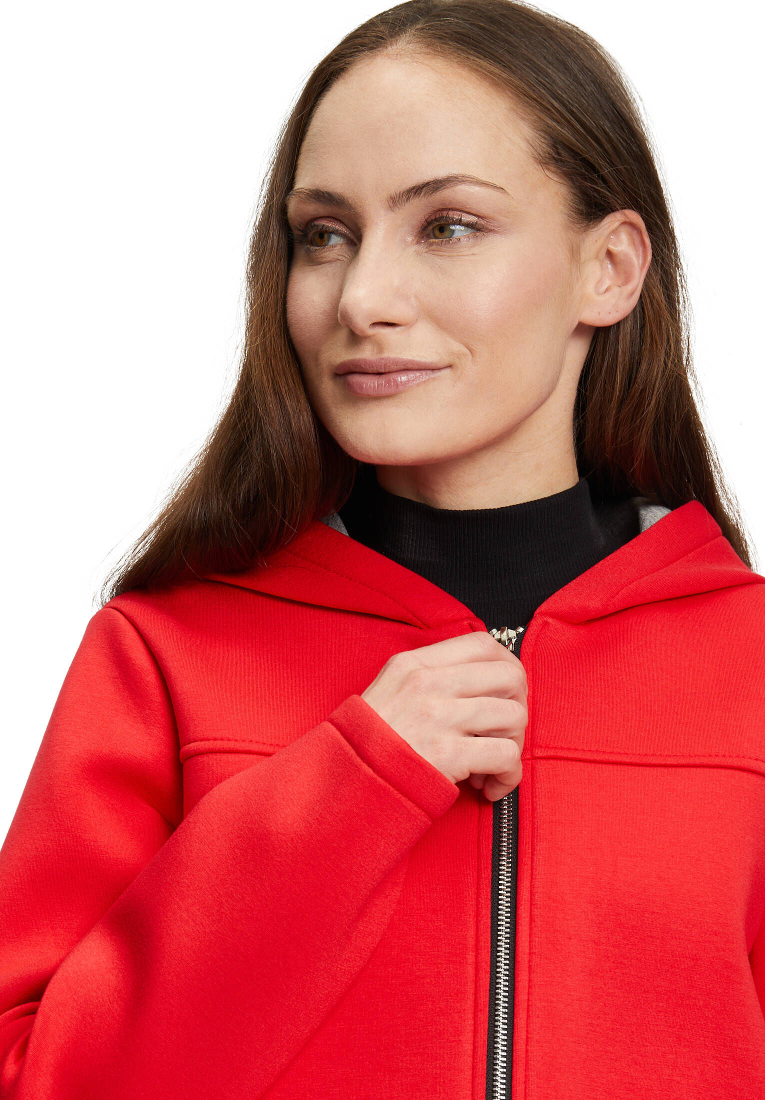 Damen Sweatjacke mit Kapuze