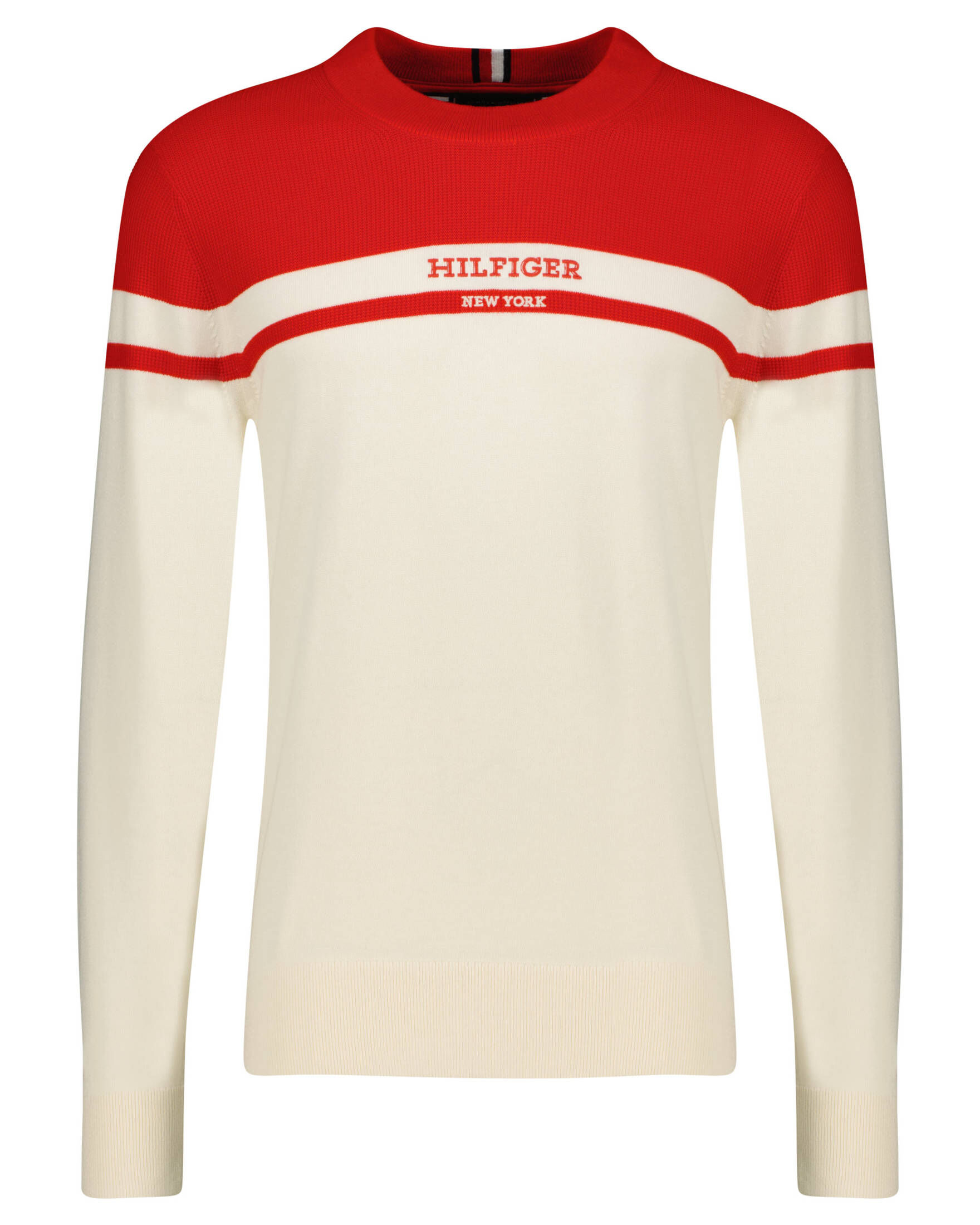 Herren Strickpullover COLORBLOCK GRAPHIC C NK SWEATER Langarm