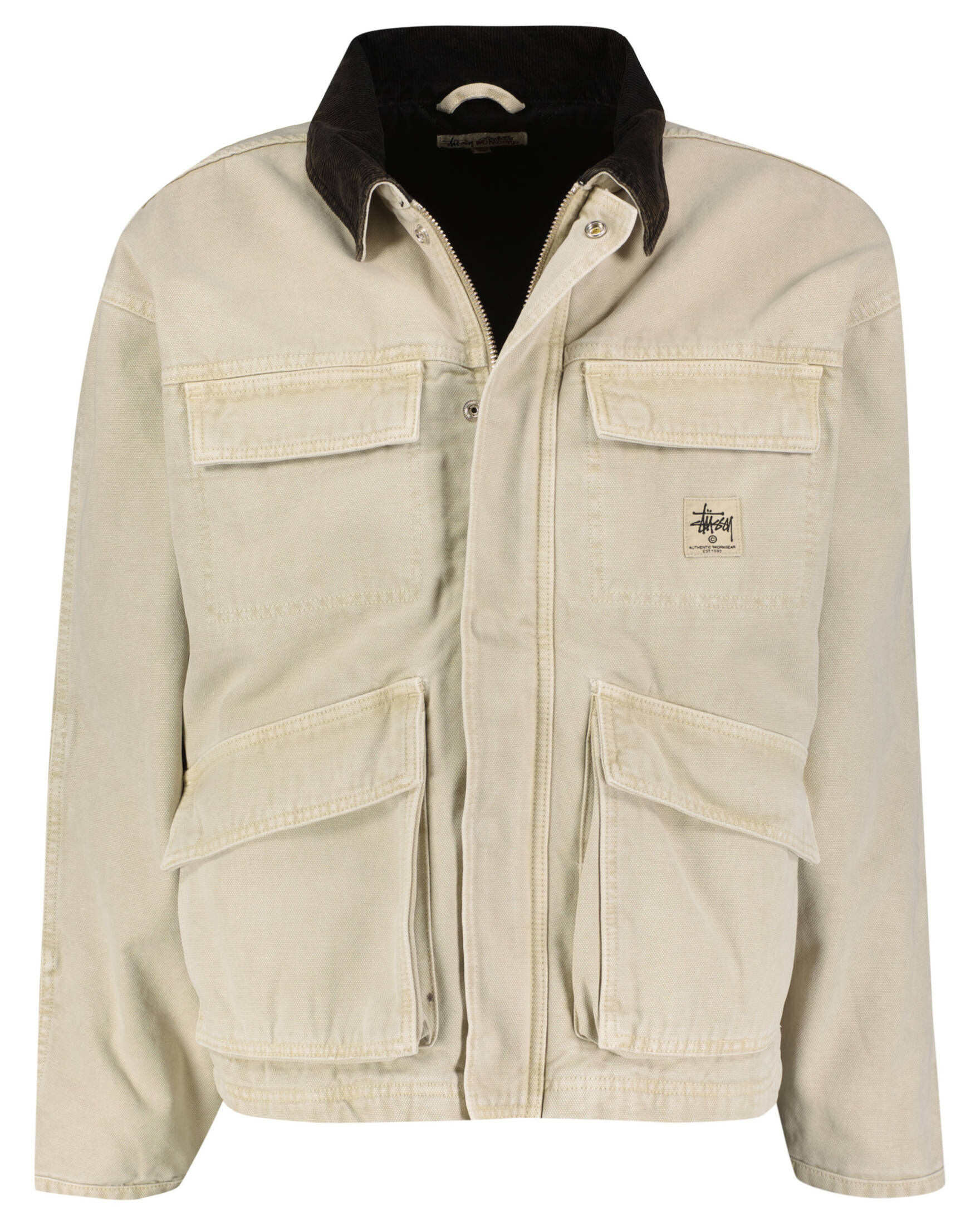 Herren Jacke WASHED CANVAS SHOP JACKET