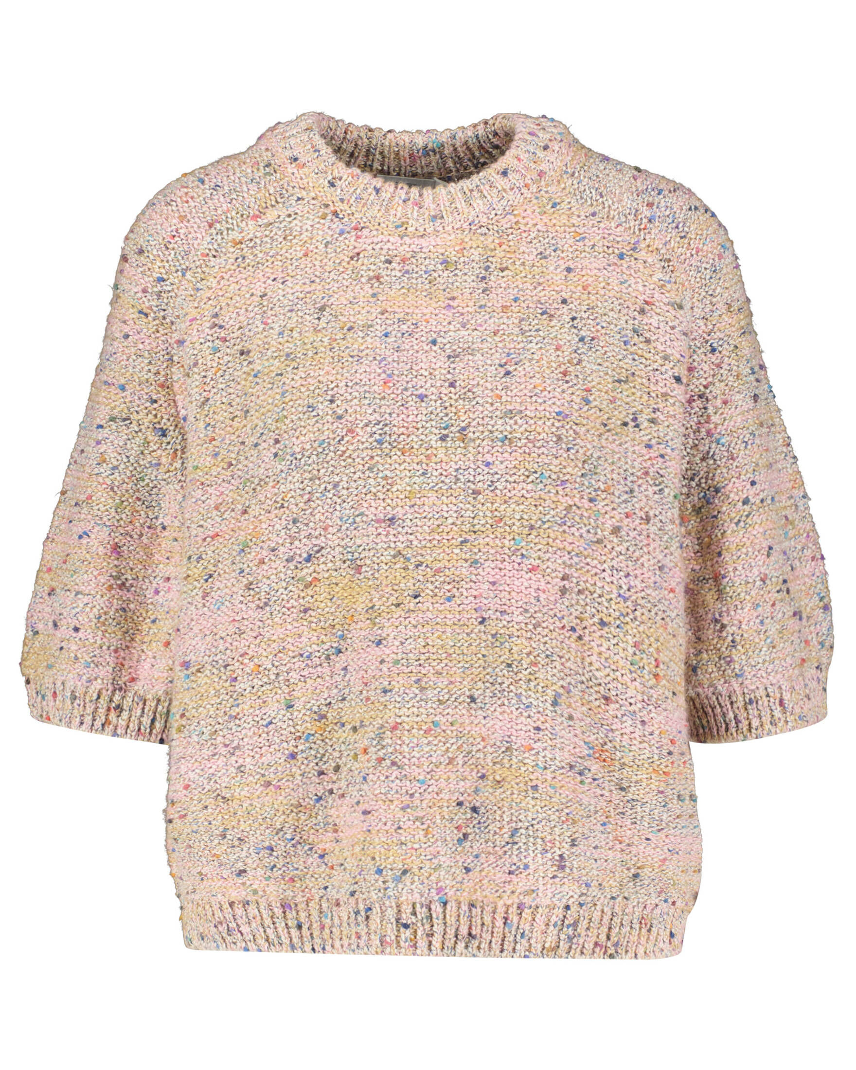 Damen Strickpullover Kurzarm Regular Fit