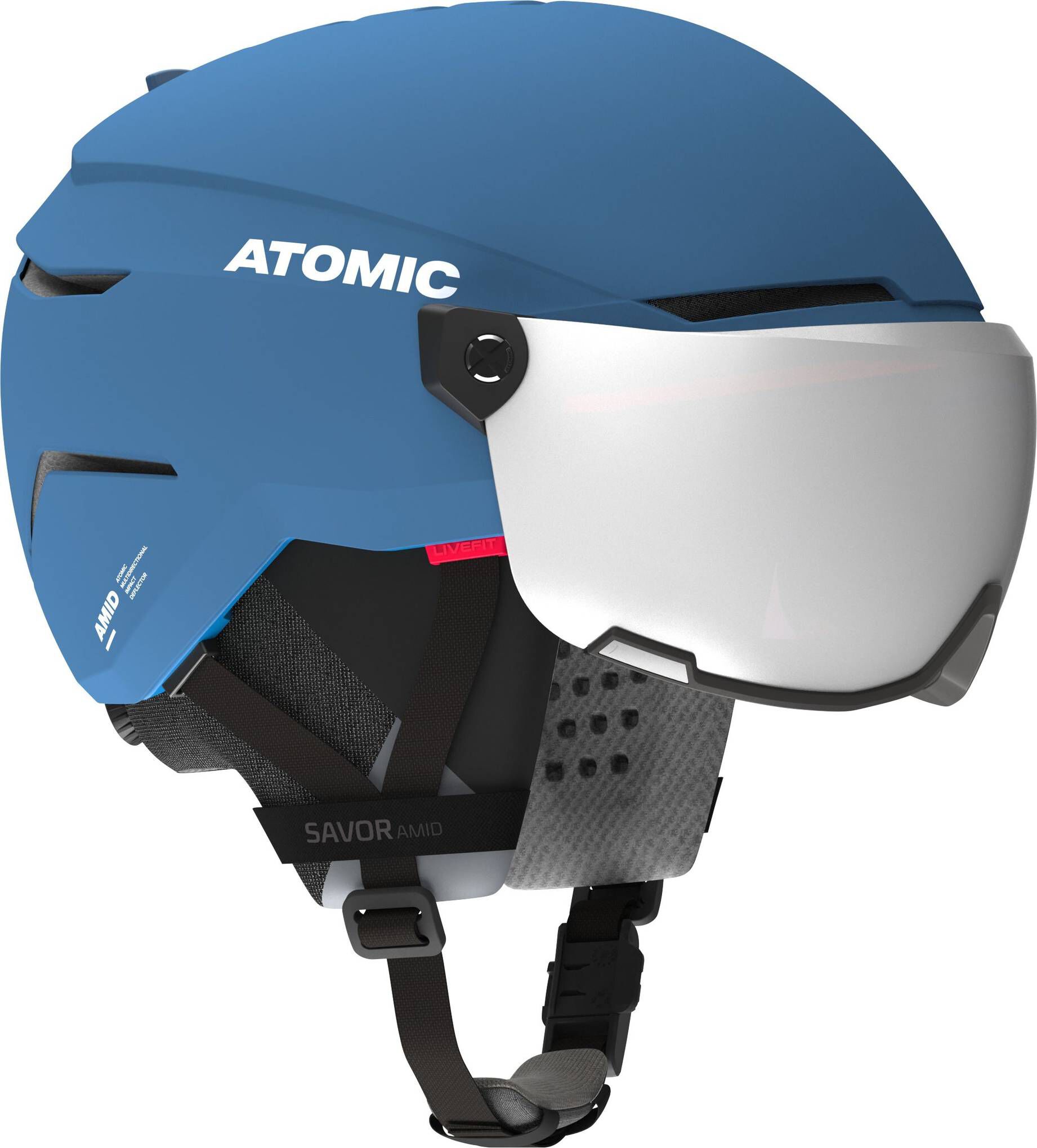 Atomic Skihelm SAVOR AMID VISOR HD Blue in blau kaufen | engelhorn