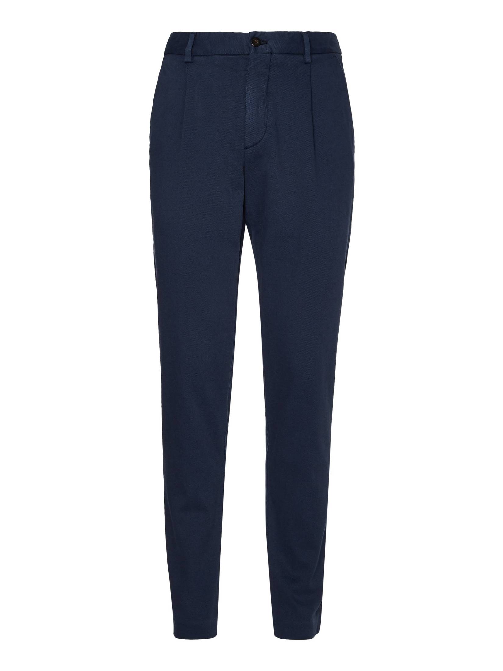 Herren Hose CHELSEA 1 PLT CO/WOOL GMD