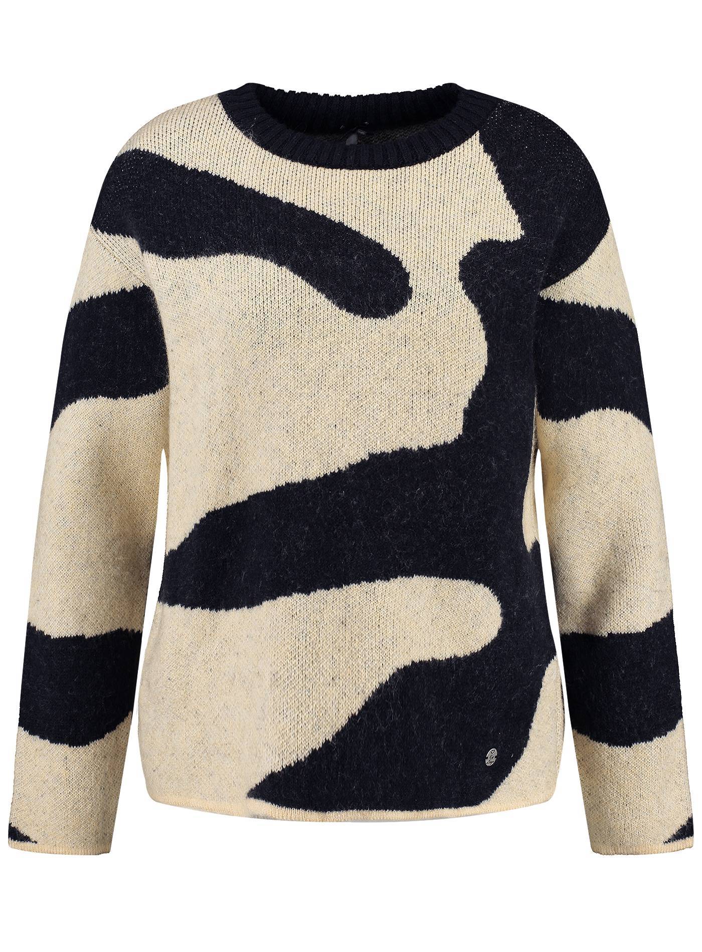 Damen Strickpullover TIGER ROUND