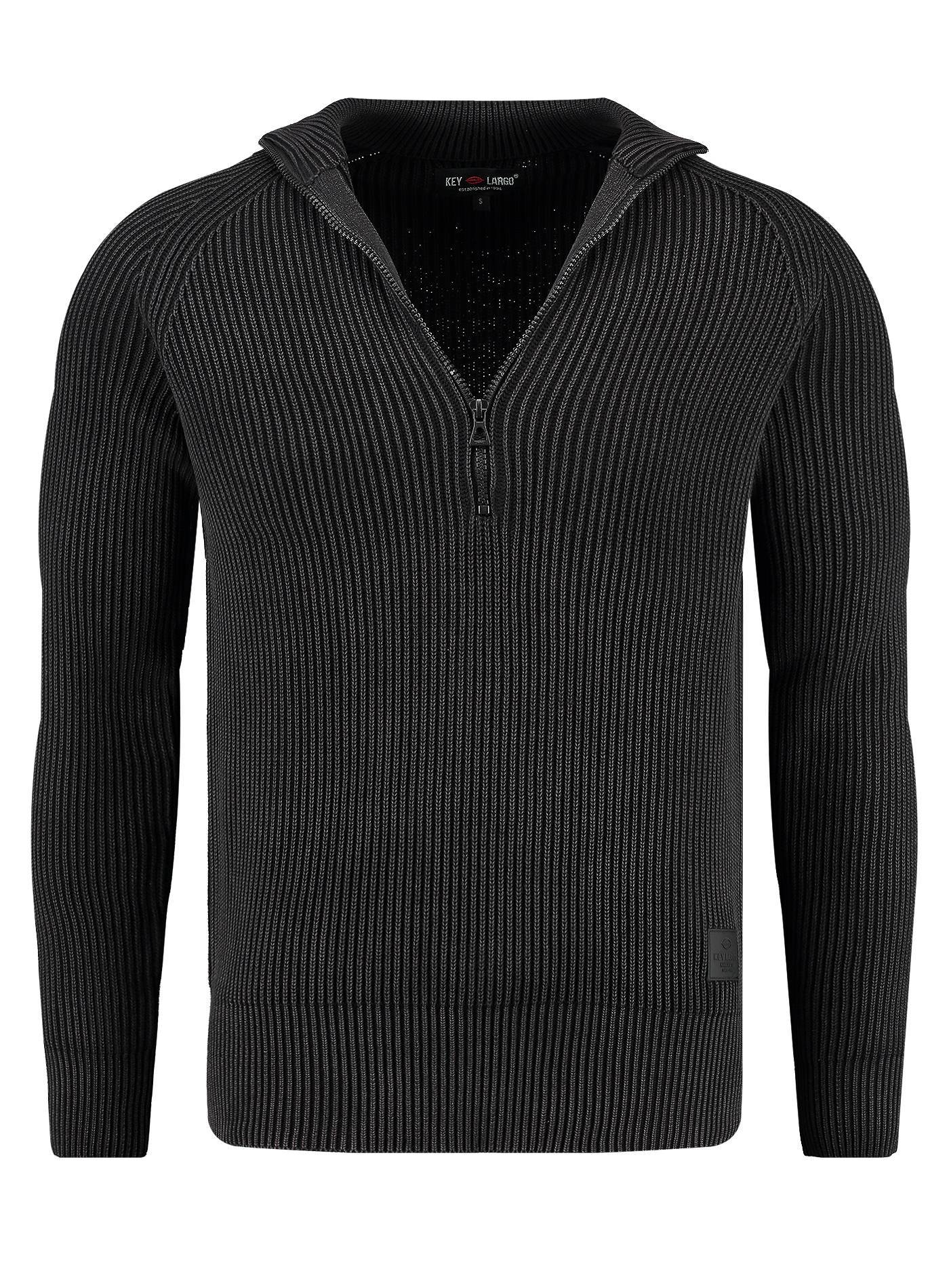 Key Largo Herren Strick-Troyer MST OFFICER in Grau kaufen | engelhorn