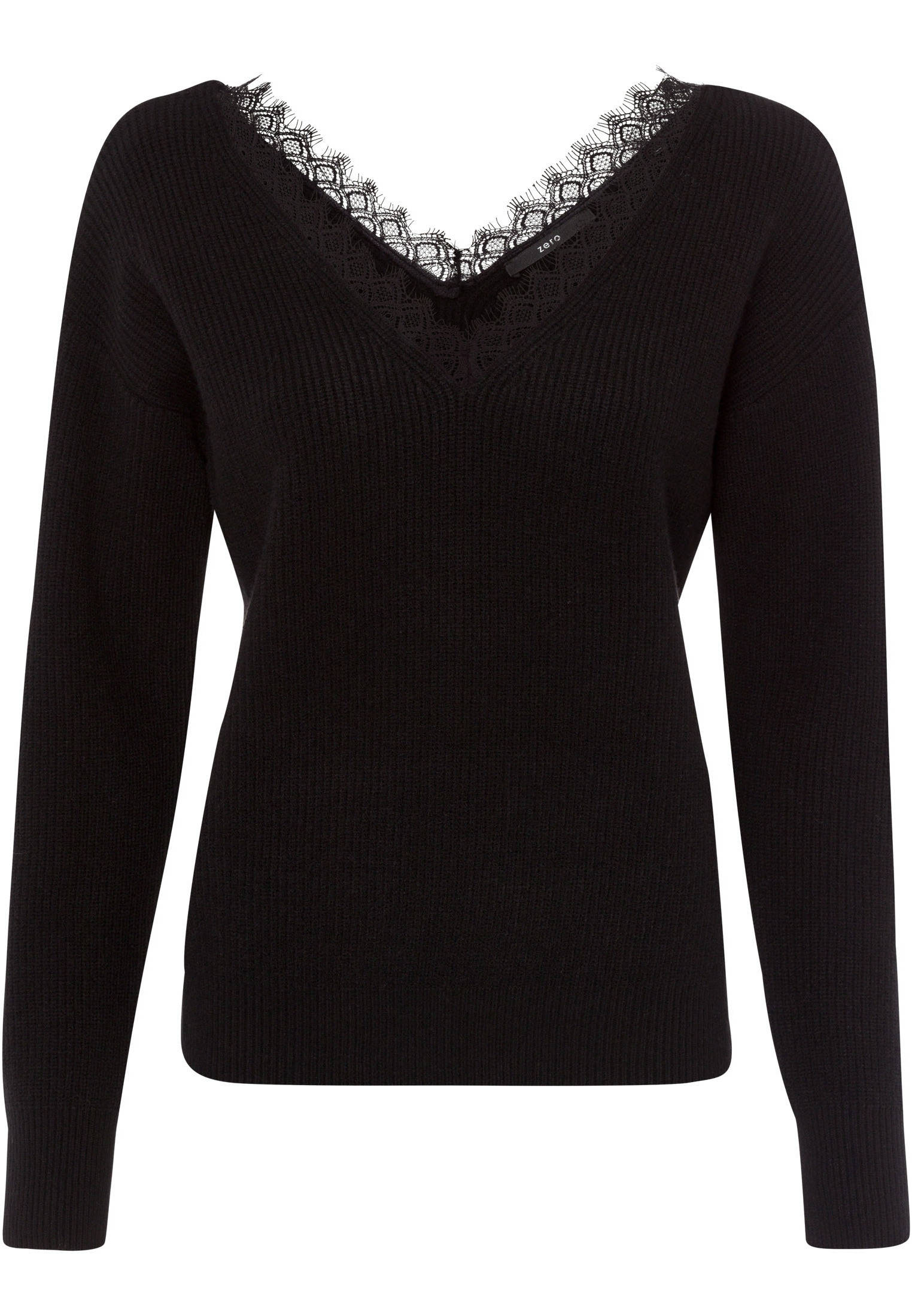 zero Damen Pullover mit Spitzenkante kaufen | engelhorn