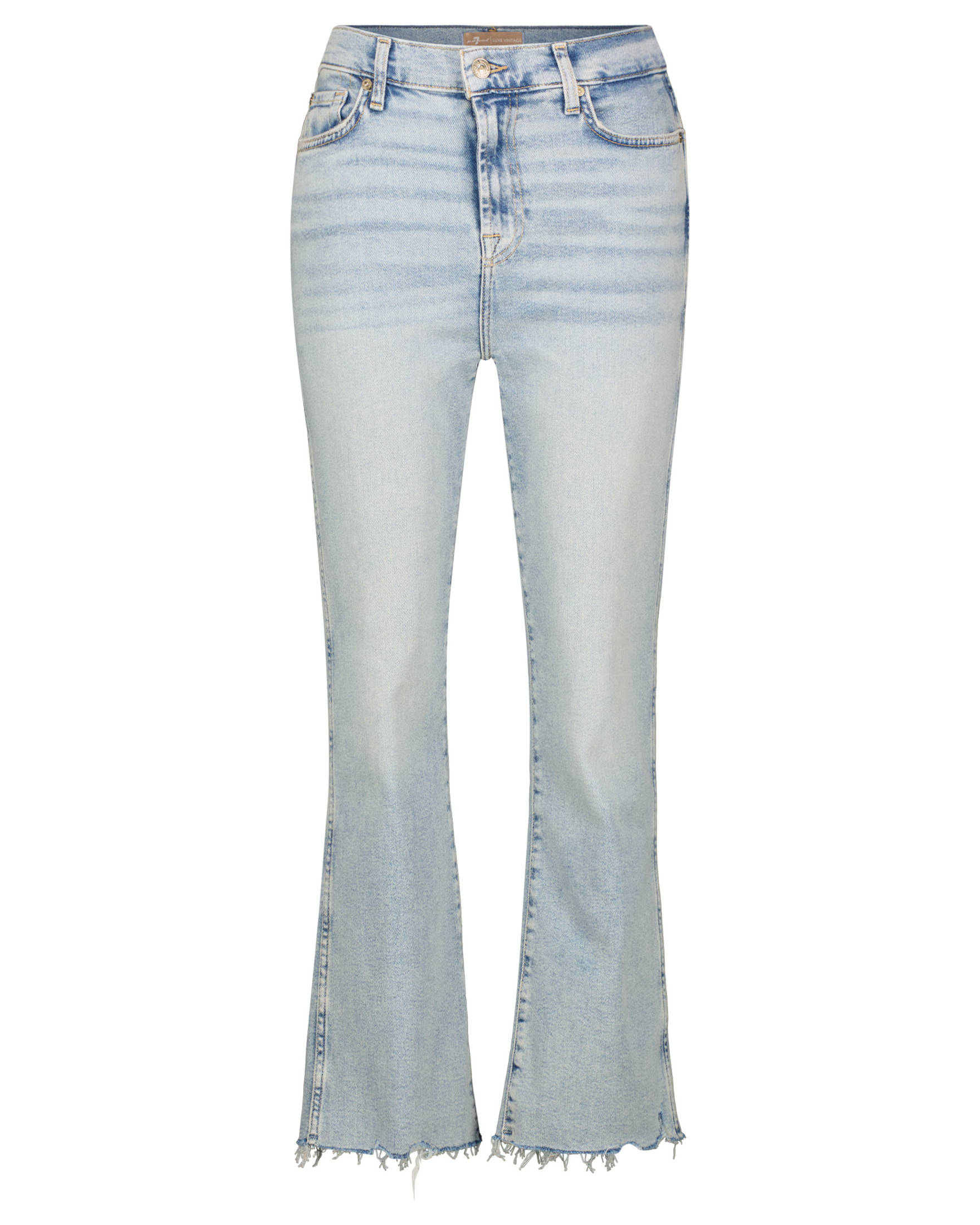 7 for all mankind Damen Jeans HW SLIM KICK LUXE VINTAGE SUNDAY in Blau ...