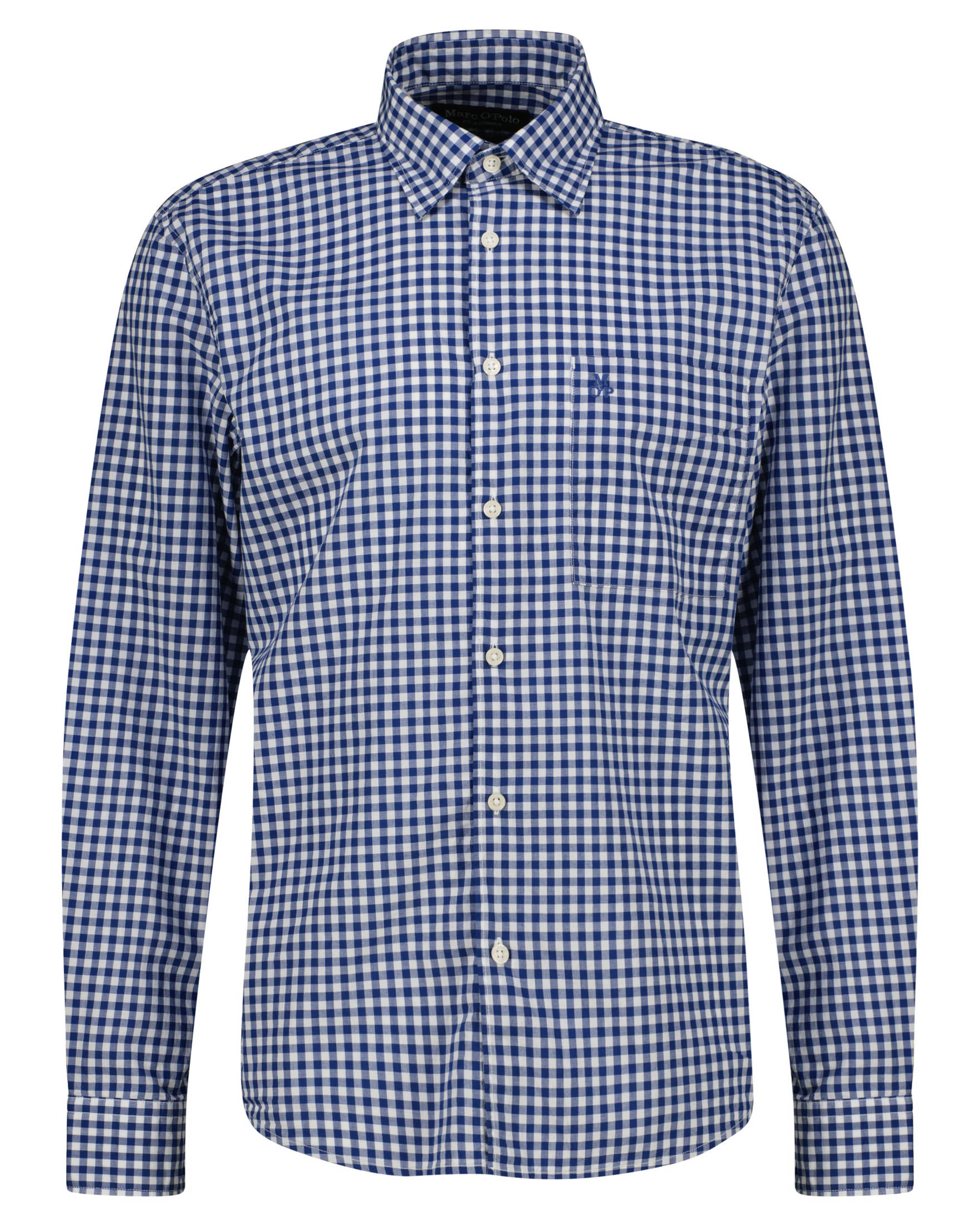 Marc O'Polo Herren Hemd Regular Fit in Blau kaufen | engelhorn